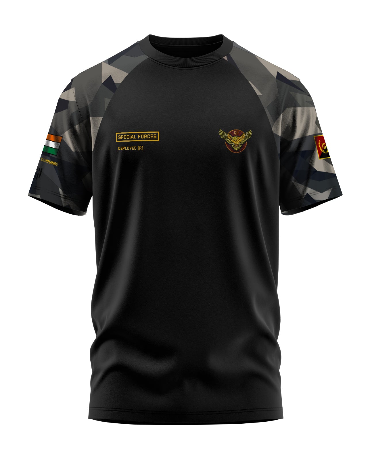 Garud SF Camo Uniform LuxeSoft Cotton T-Shirt Exclusive at Deployed