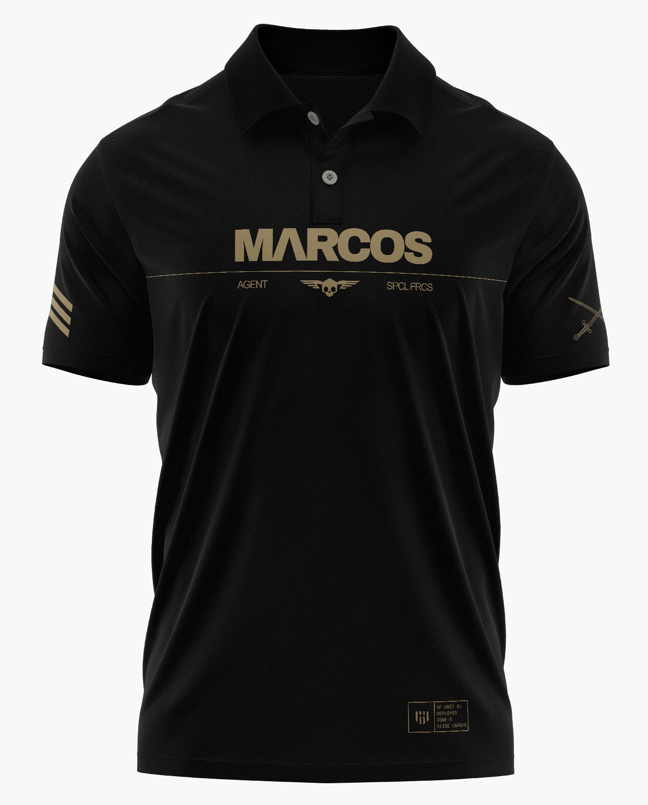 MARCOS SPECIAL AGENT Polo T-Shirt exclusive at Deployed