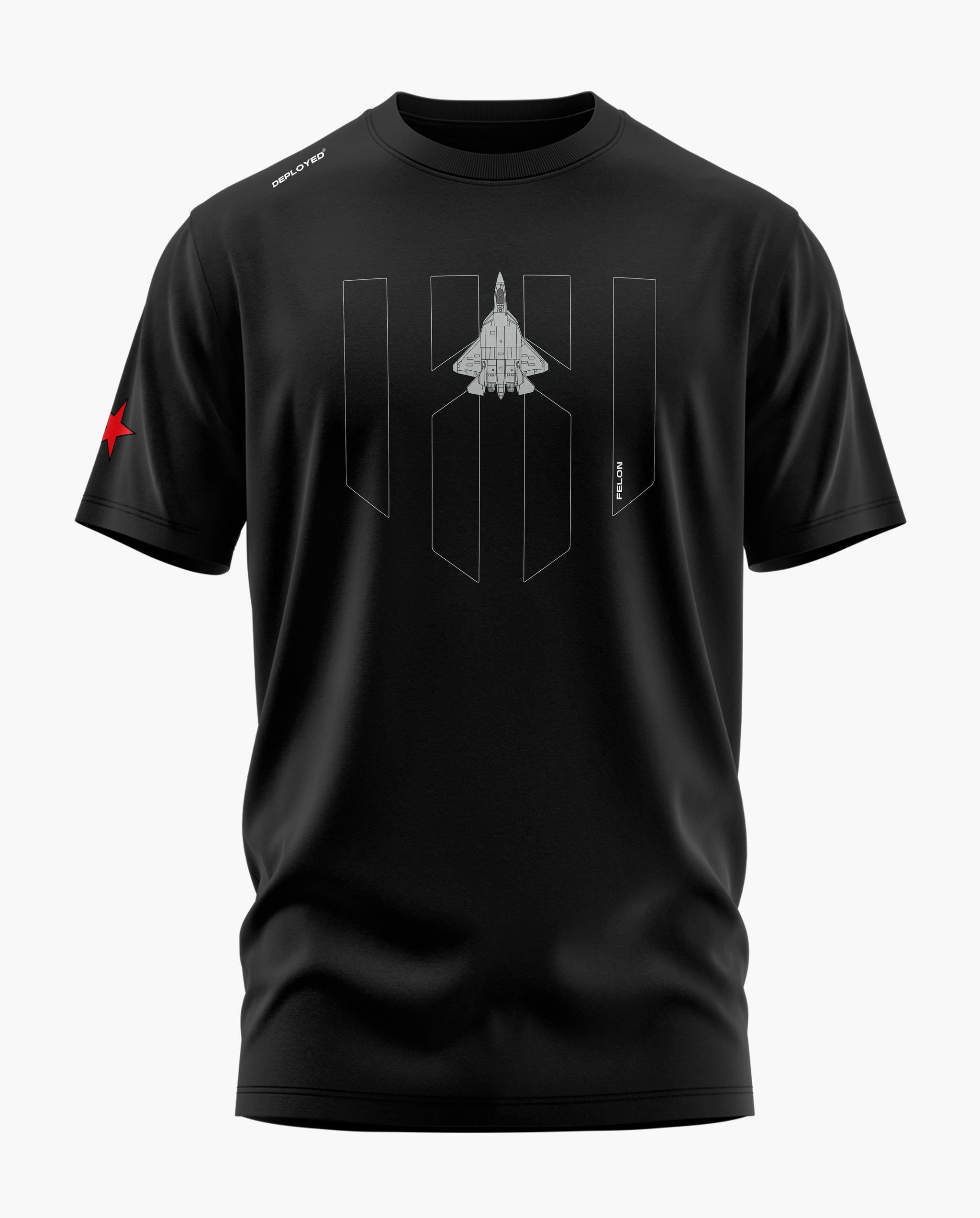 Su 57 Ghost T-Shirt exclusive at Deployed