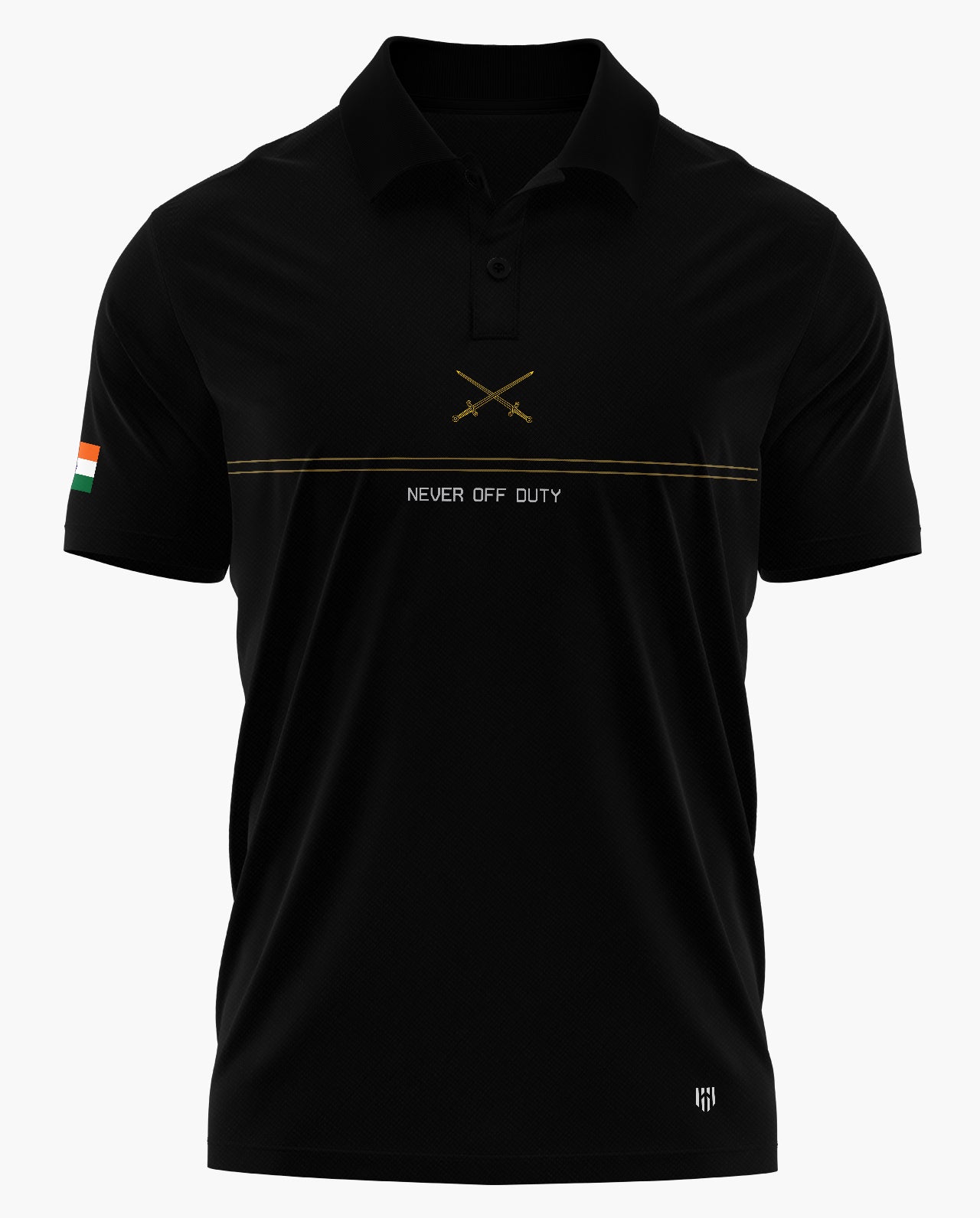 NEVER OFF DUTY Polo T-Shirt exclusive at Deployed