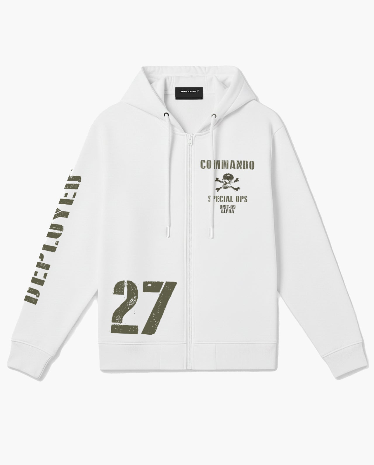 Commando Unit 27 Zipper Hoodie Exclusive at Deployed