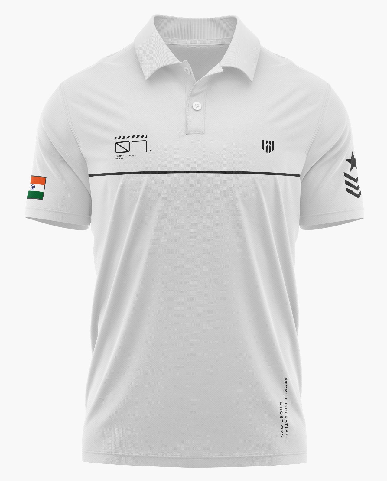 Secret Operative Polo T-shirt exclusive at Deployed