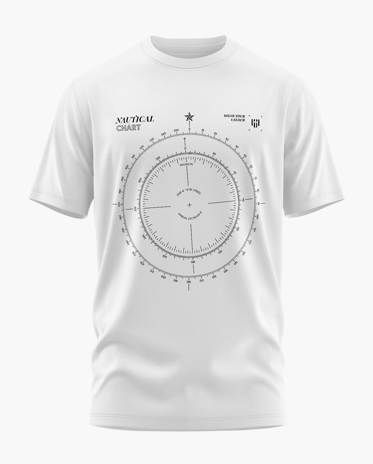 Nautical Chart T-Shirt exclusive at Deployed