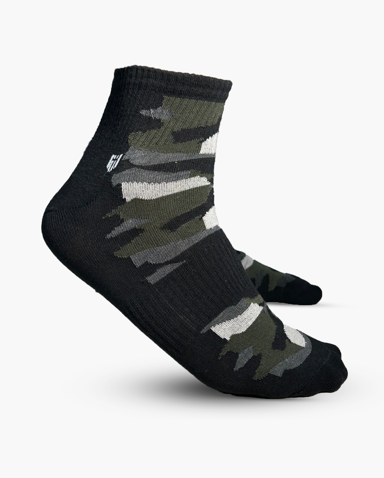 Tactical Edge: Military Camo Ankle Socks by Deployed