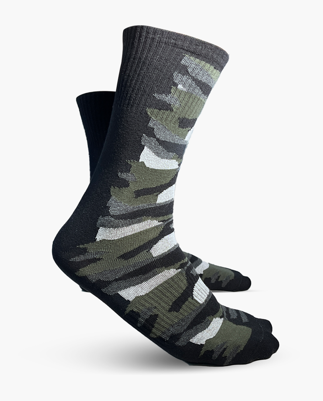 Military Camo Crew Socks That Speak Style & Grit | Deployed