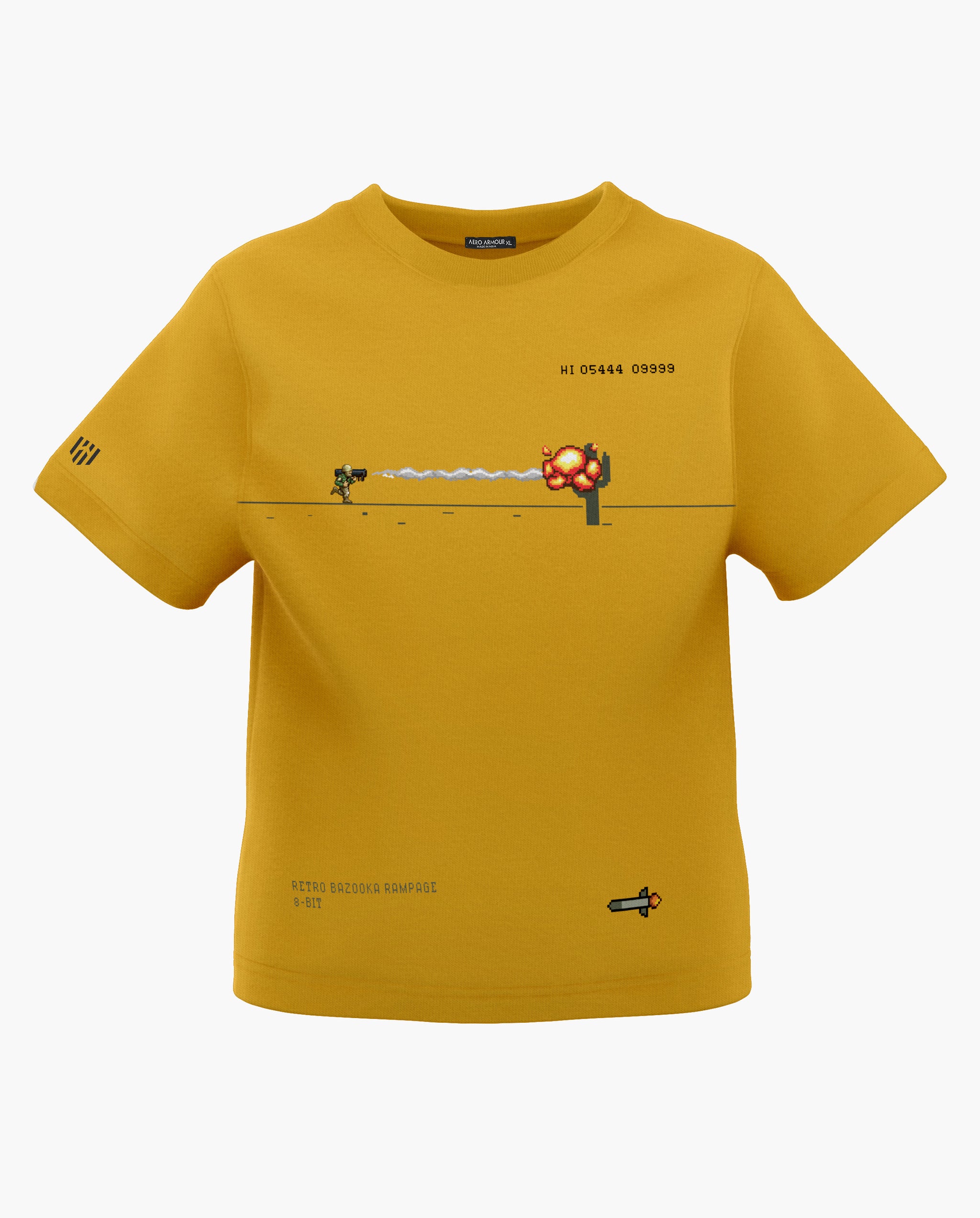 Retro Bazooka 8-Bit T Shirt – Military Spirit in Style
