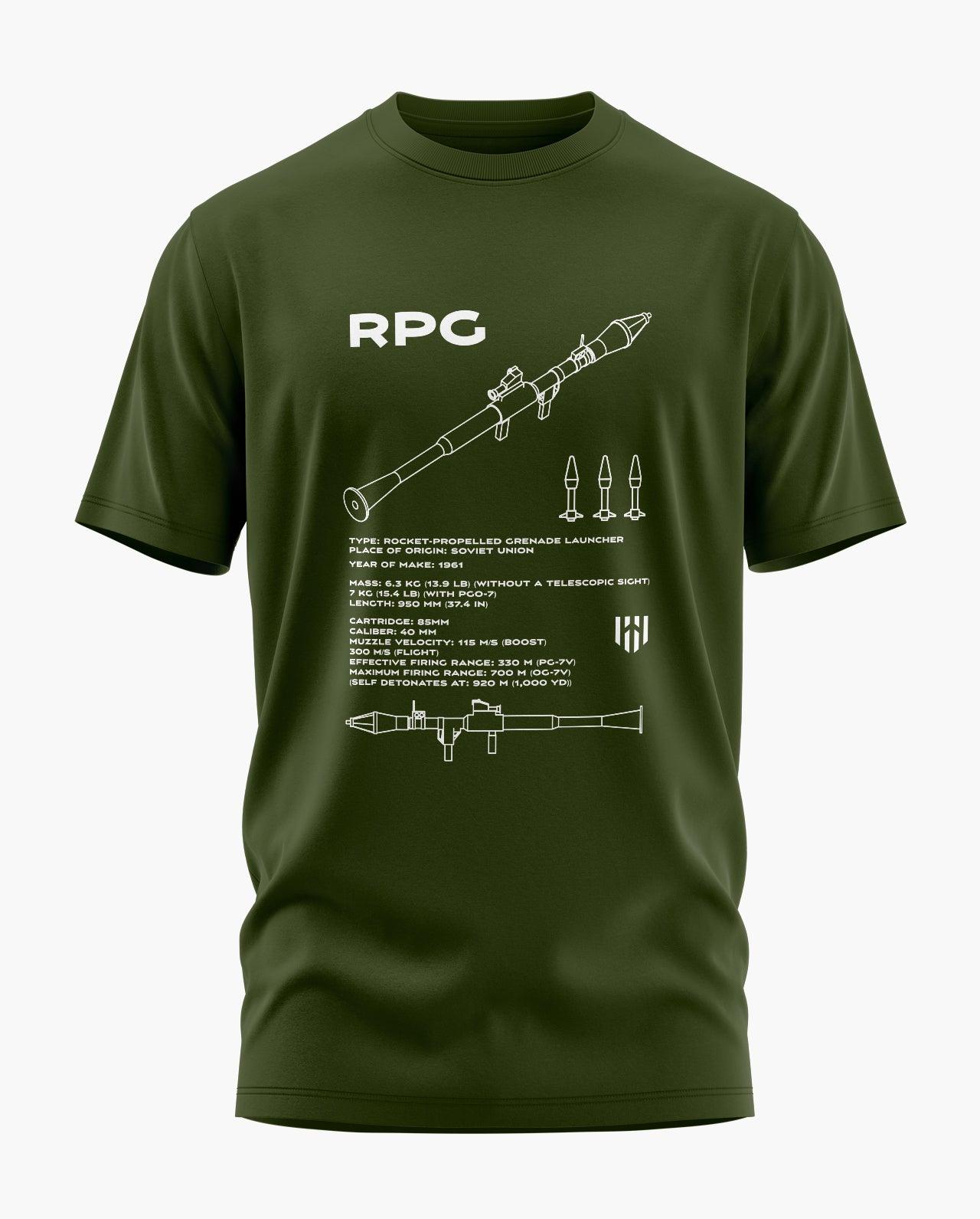 RPG Blueprint T-Shirt exclusive at Deployed