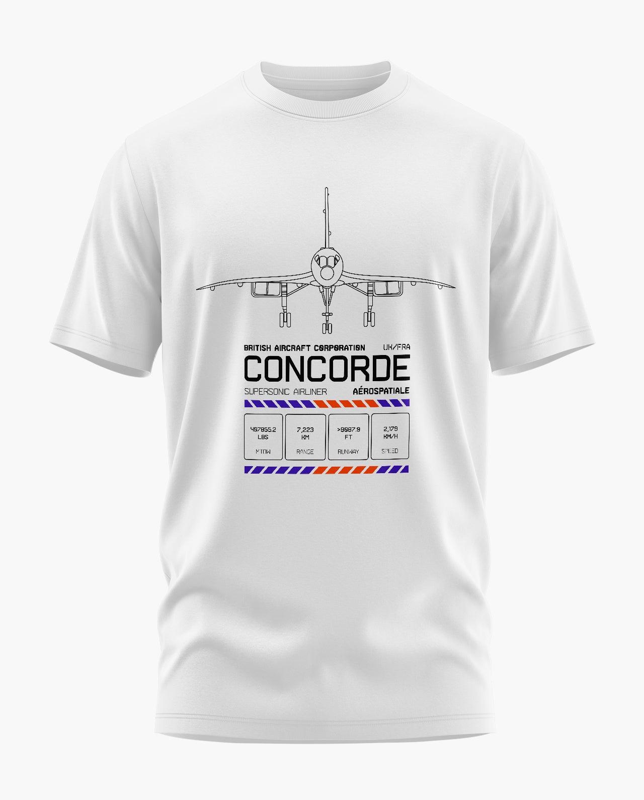 Concorde Blueprint T-Shirt exclusive at Deployed